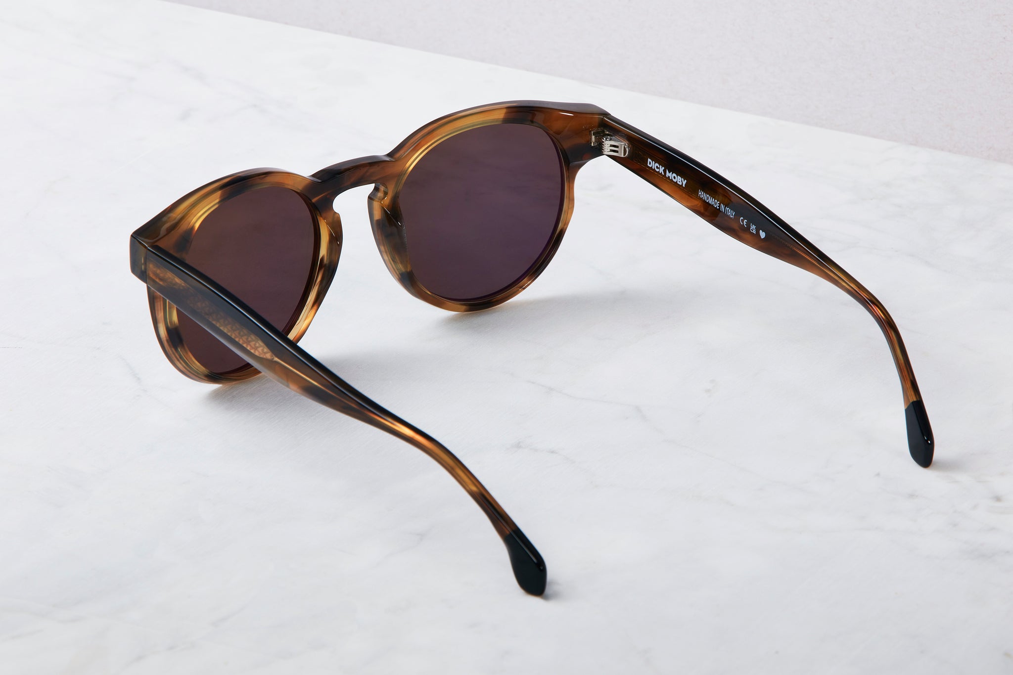 Dick Moby | Brighton - Polarised Brown Shells - Sunglasses – DICK MOBY